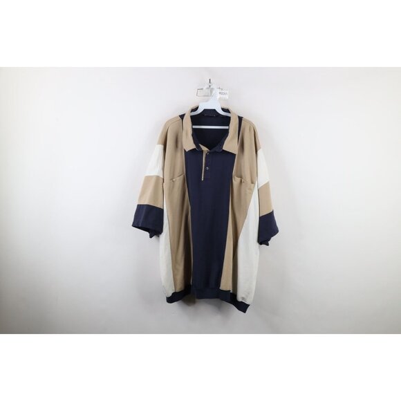Vintage | Shirts | Vtg 9s Streetwear Mens 5xl Faded Color Block Panel ...